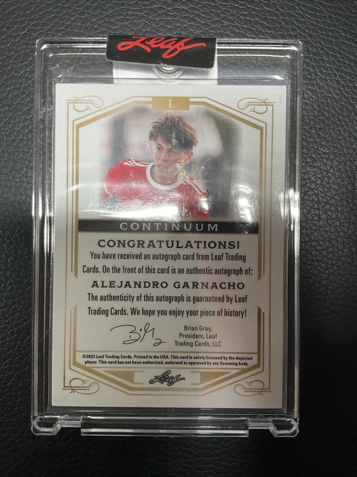 2022 LEAF CONTINUUM ALEJANDRO GARNACHO RC AUTO /199 Autograph ...