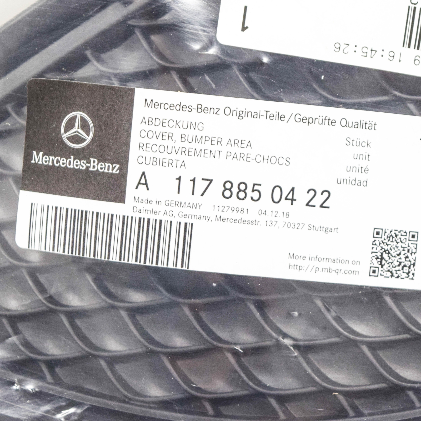 Mercedes-Benz CLA W117 Front Bumper Fog Light Cover Grill Right ...