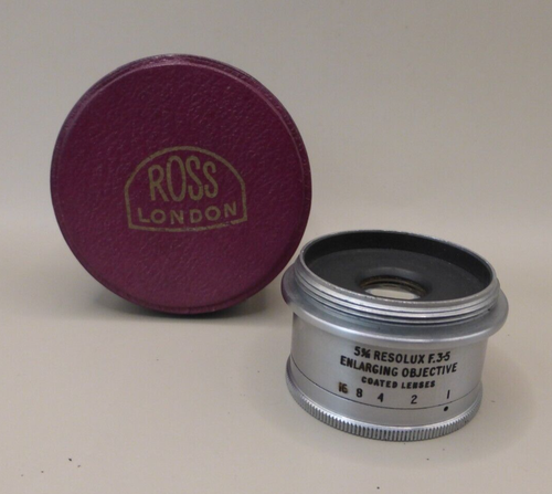 Ross Resolux 5cm f3.5 (50mm) Enlarging Lens. 1950's Vintage Lens. M39 ...