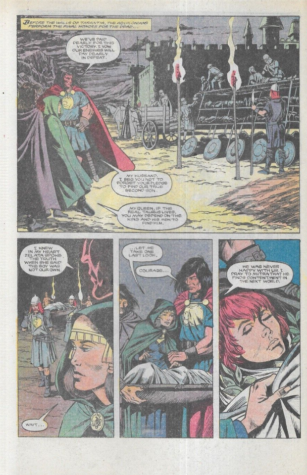 Conan the King Comic 35 Copper Age First Print 1986 Don Kraar Hunt ...