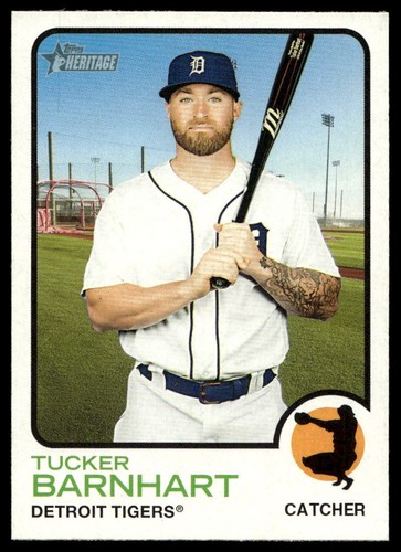 2022 Topps Heritage 111 Tucker Barnhart Detroit Tigers Baseball Card | eBay