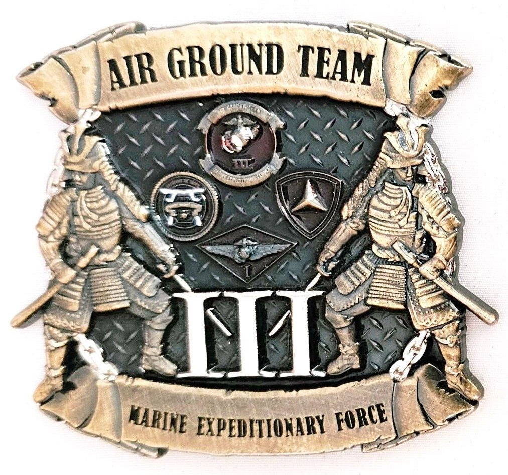 Awesome 2.5" USN Navy Chiefs Mess CPO Challenge Coin 3rd MEF | eBay