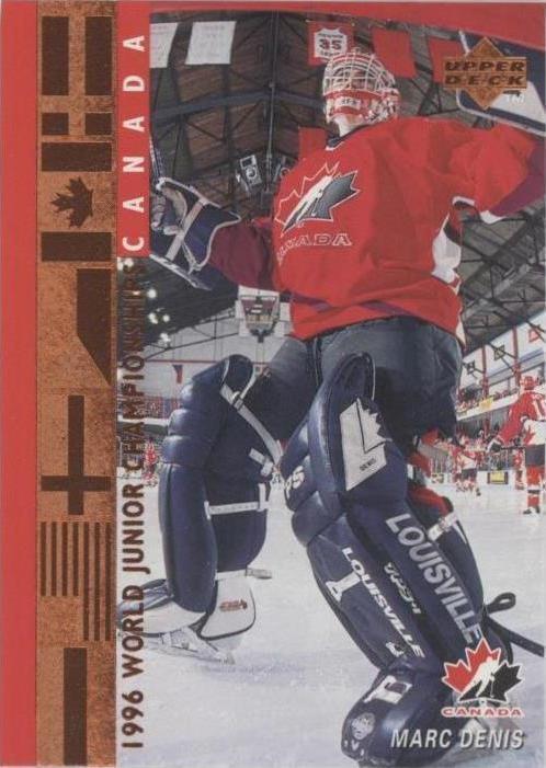 1995-96 Upper Deck - World Junior Champions Marc Denis #529 (RC) for ...
