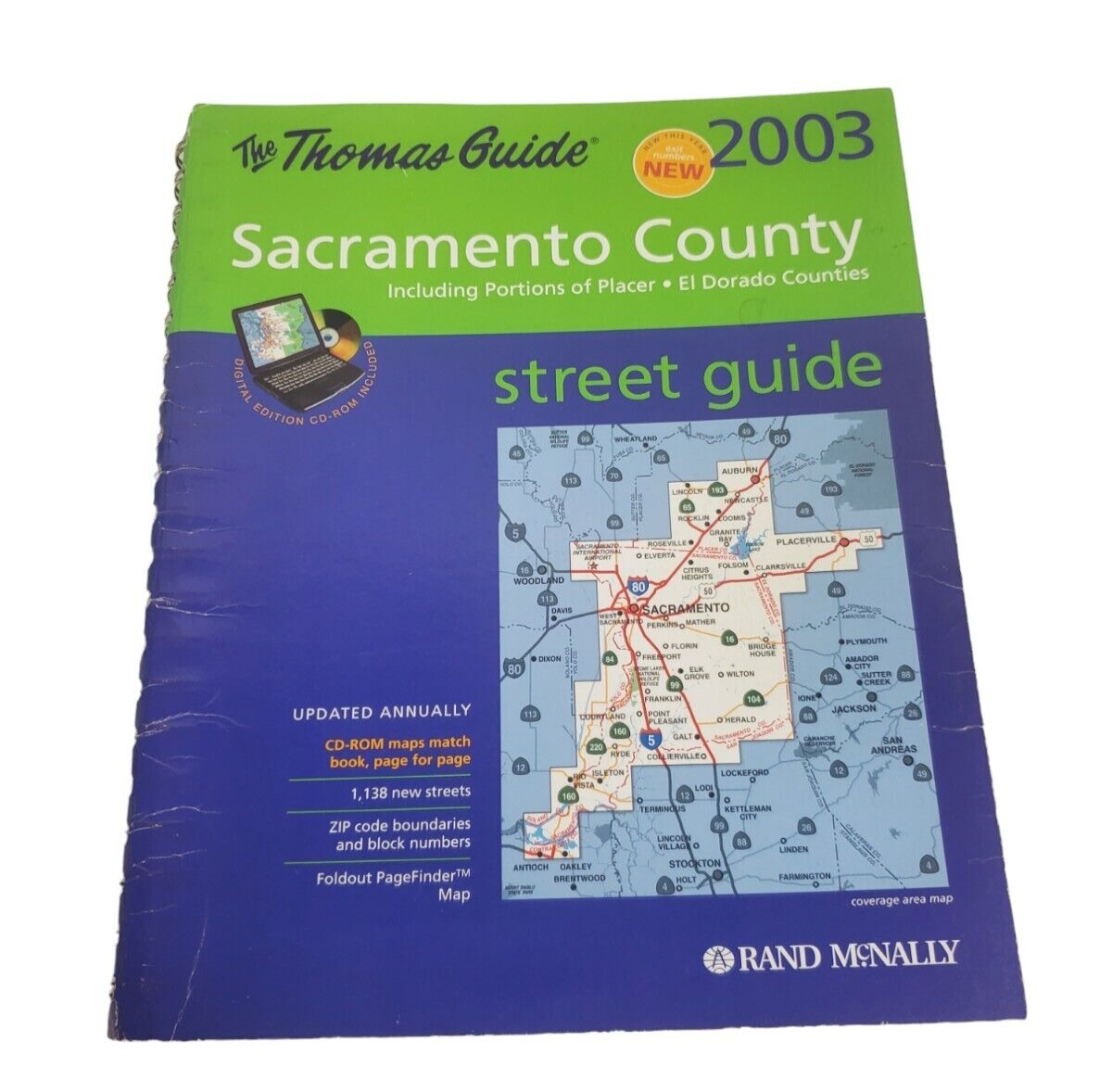 Thomas Guide Sacramento County Street Guide 2003 | eBay