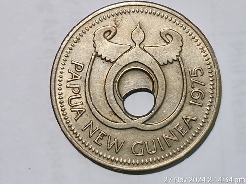 Papua New Guinea mis-stamped one kina coin 1975 | eBay