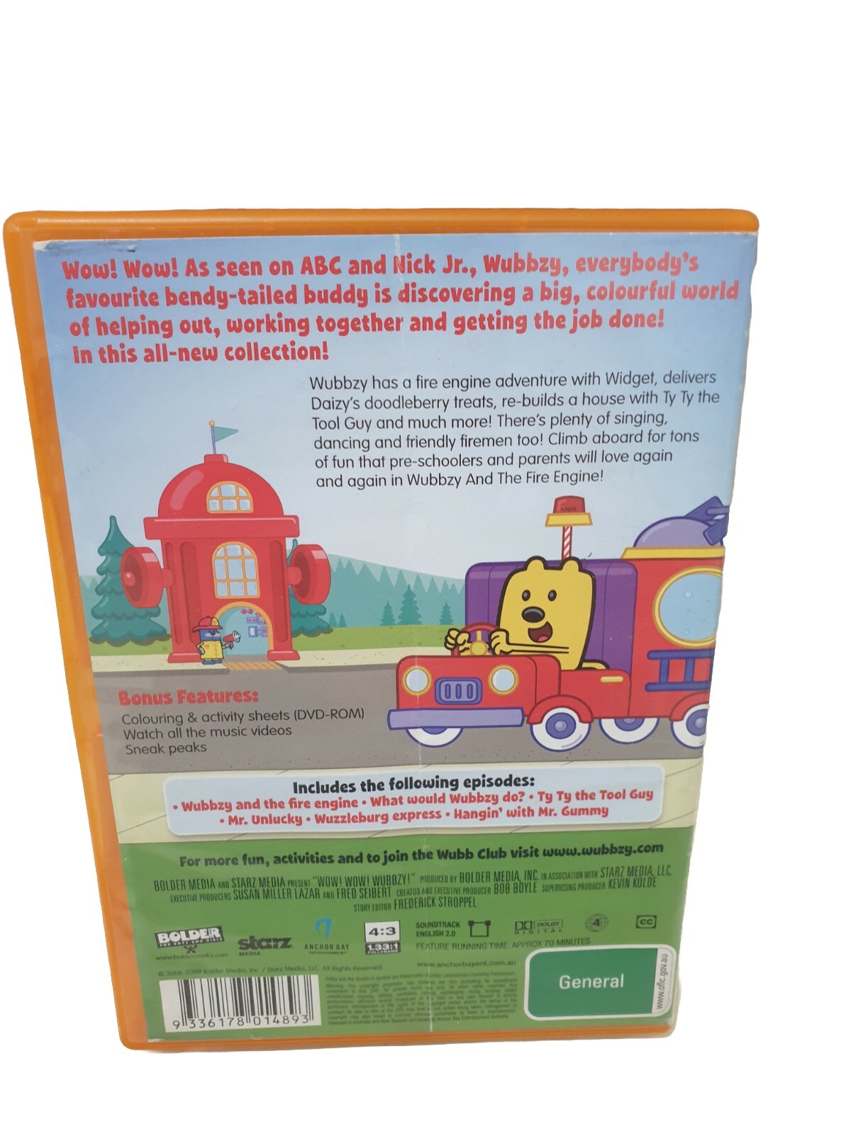 Wow! Wow! Wubbzy! - Wubbzy And The Fire Engine (DVD, 2010) - VGC ...
