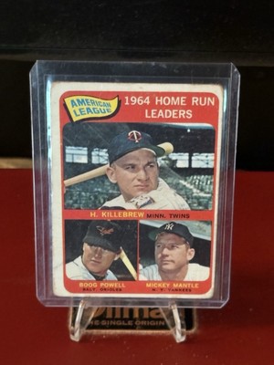 1965 Topps - League Leaders Mickey Mantle, Harmon Killebrew, Boog ...