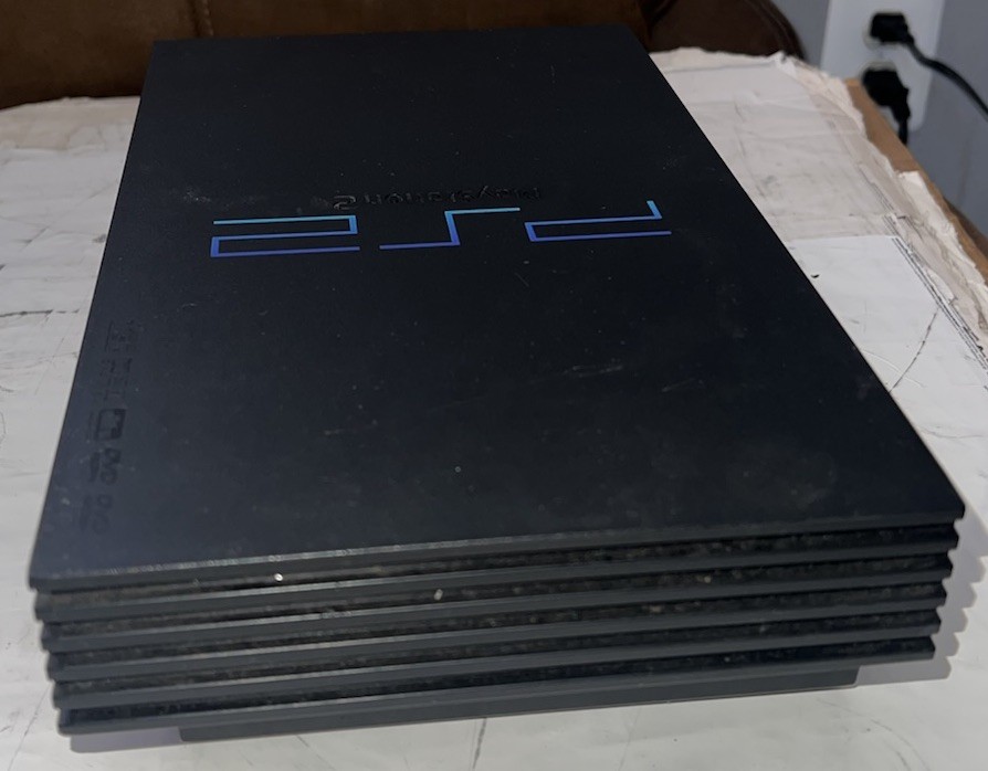 Sony PlayStation 2 PS2 Fat Black Console Only Replacement SCPH-30001 ...