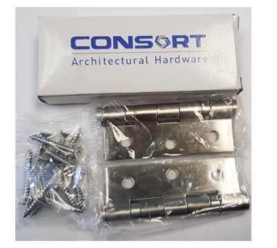 Internal Door Hinges Ball Bearing Race Fire Rated Pair Stainless Steel ...