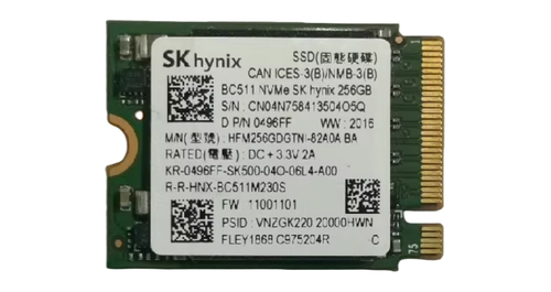Sk Hynix BC511 256GB 512GB SSD PCIe Gen3 NVMe M.2 2230 Solid State ...