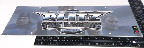 Store Sign Blitz The League Football Playstation 2 PS2 Xbox Gamestop ...