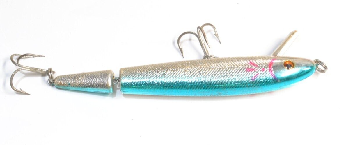 Vintage Cotton Cordell 5" Red Fin Jointed Bass Musky Pike Jerkbait ...