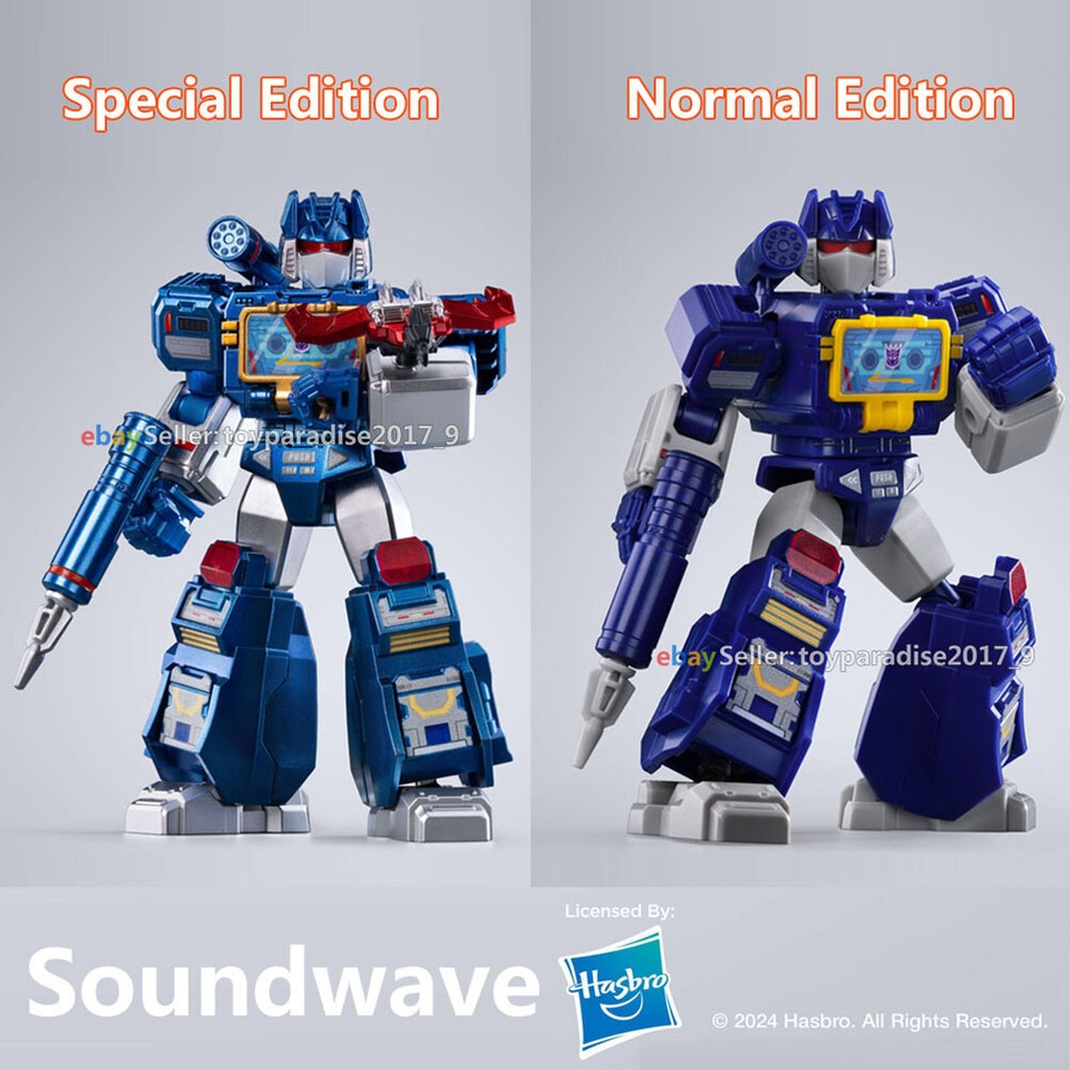 Blokees Transformers Soundwave G1 Action Figure Blind Box Model Special ...