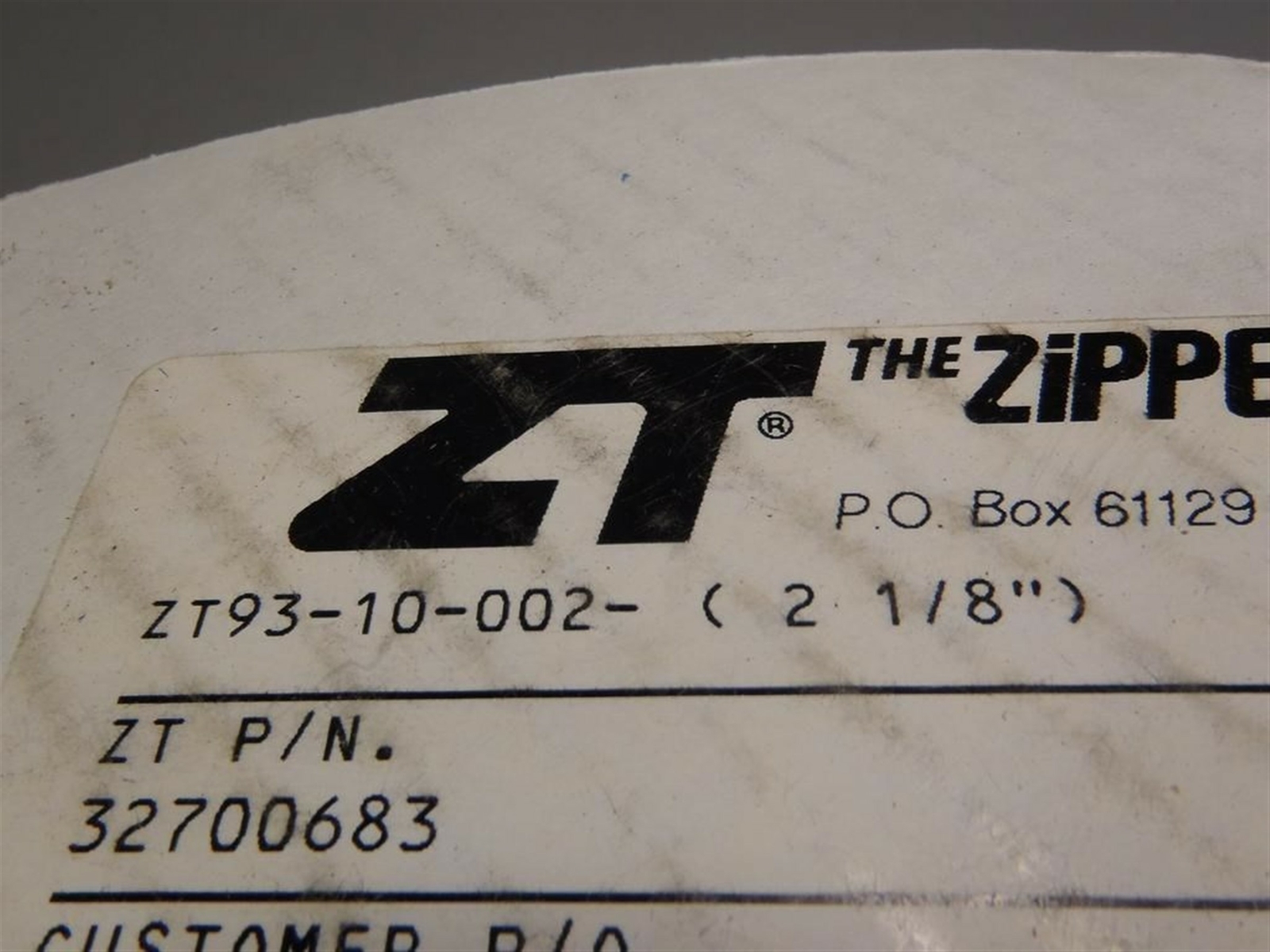 Zippertubing Co. ZT 100' 2 1/8" ZT93-10-002 Spool Shrink Tubing New Old ...