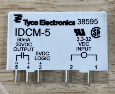TE Connectivity / Potter & Brumfield IDCM-5 I/O Relay Module, 50mA, 3 ...