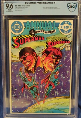DC Comics Presents Annual #1 CBCS 9.6 wp 1st App of Alexander Luther ...