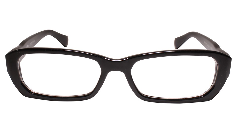 Unique Slick Design Modern Stylish Black Frame Rectangle Clear Lens ...