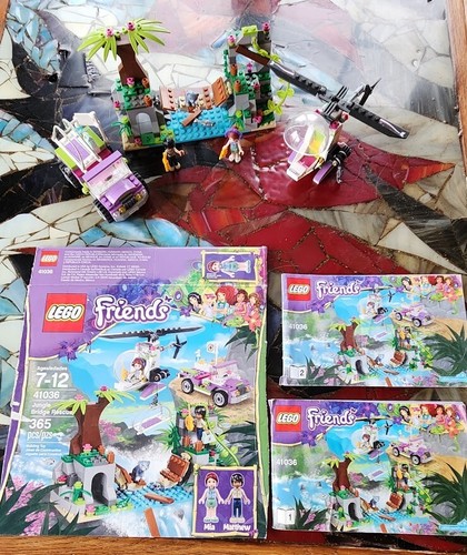 Lego Friends Jungle Bridge Rescue Set 41036 - 100% Complete With ...