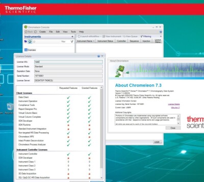 Thermo CHROMELEON 7.3.0 software on Win10, SSD, 3D, LC, ACTIVE, TESTED ...
