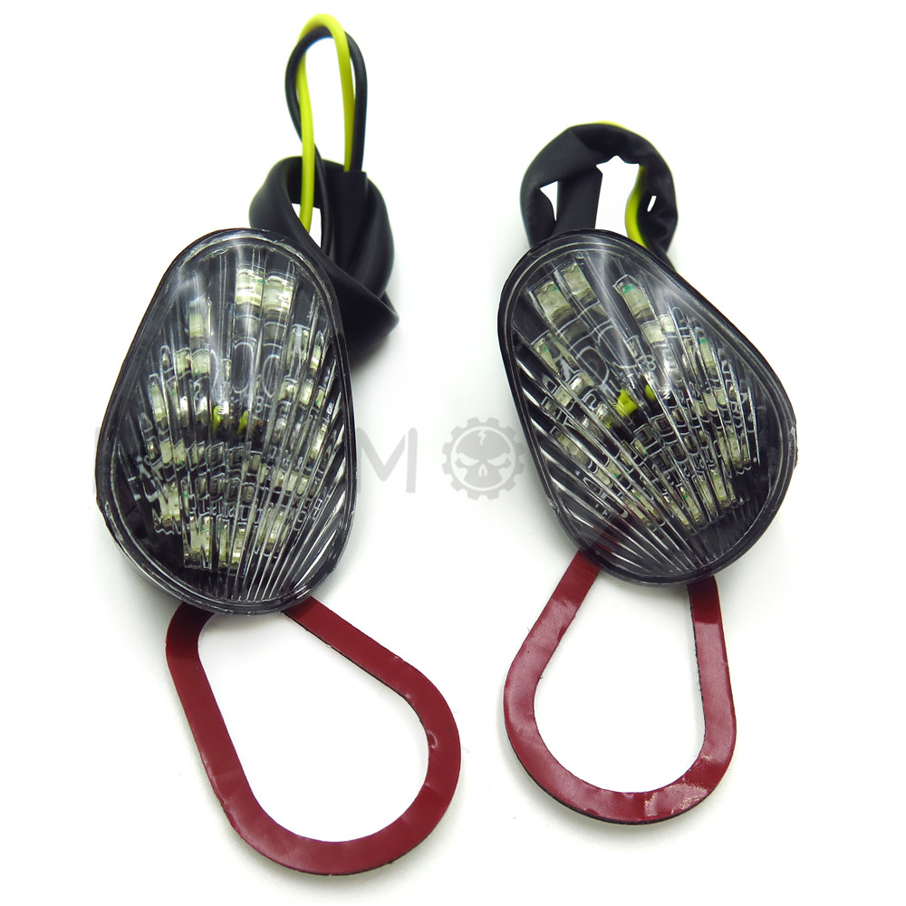 Yamaha Flush Mount Turn Signals Clear Flush Mount LED Turn Signal 2pcs