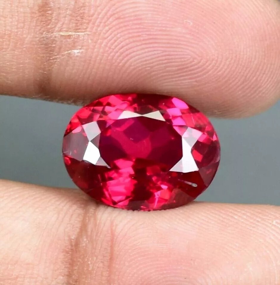 Mozambique Natural Blood Red Ruby Oval Cut 9.60 Ct Certified Loose Gemstone | eBay