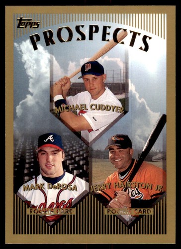 1999 Topps Baseball Card Michael Cuddyer/Mark DeRosa/Jerry Hairston Jr ...