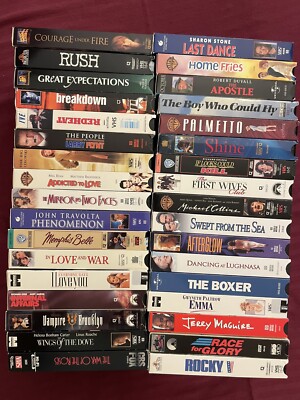 34 vhs Movie video lot used (D) | eBay