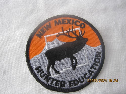 NEW MEXICO HUNTER EDUCATION PATCH, vintage never used 3" | eBay