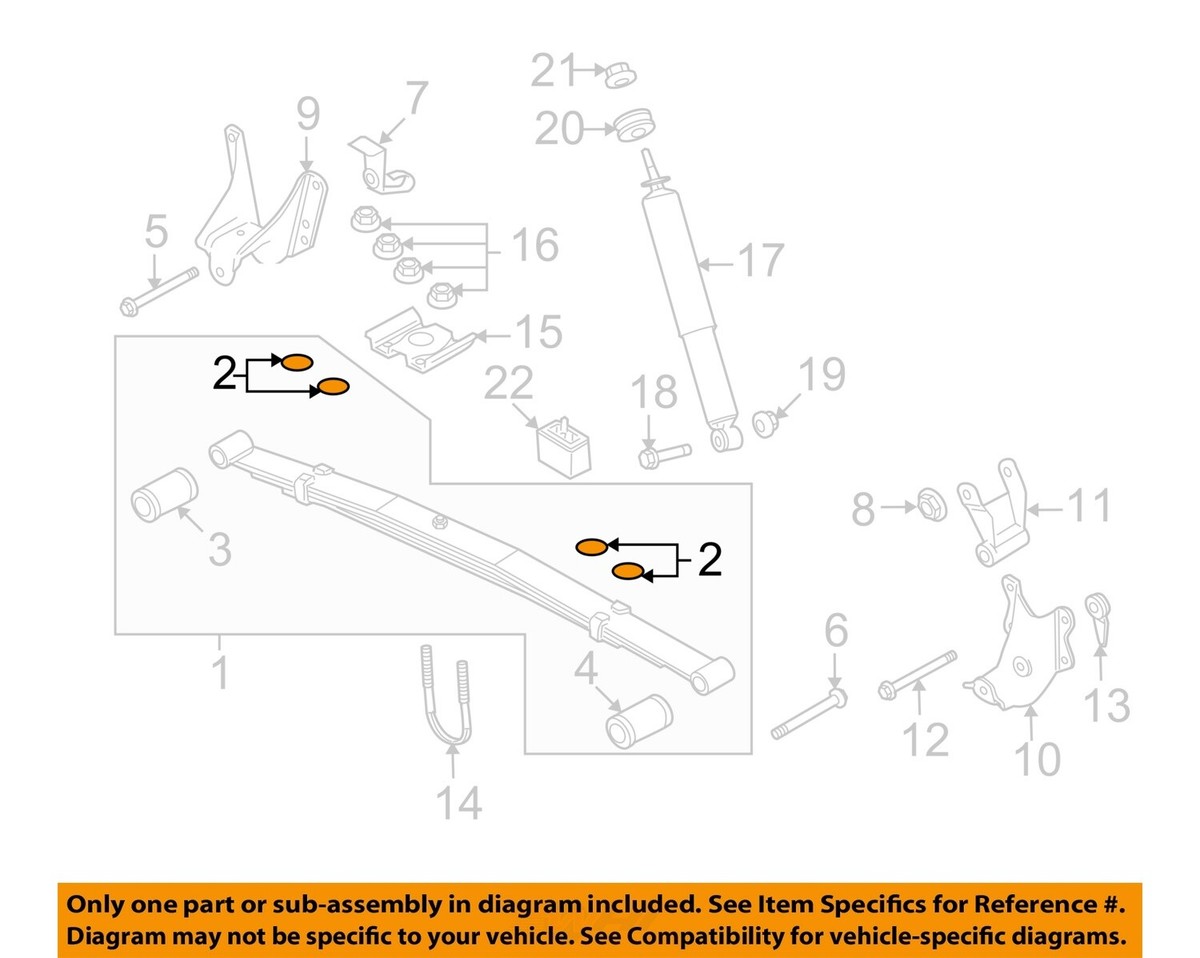 Leaf Spring Rear Suspension Diagram Ford Ranger Rear Leaf Spring | OMS