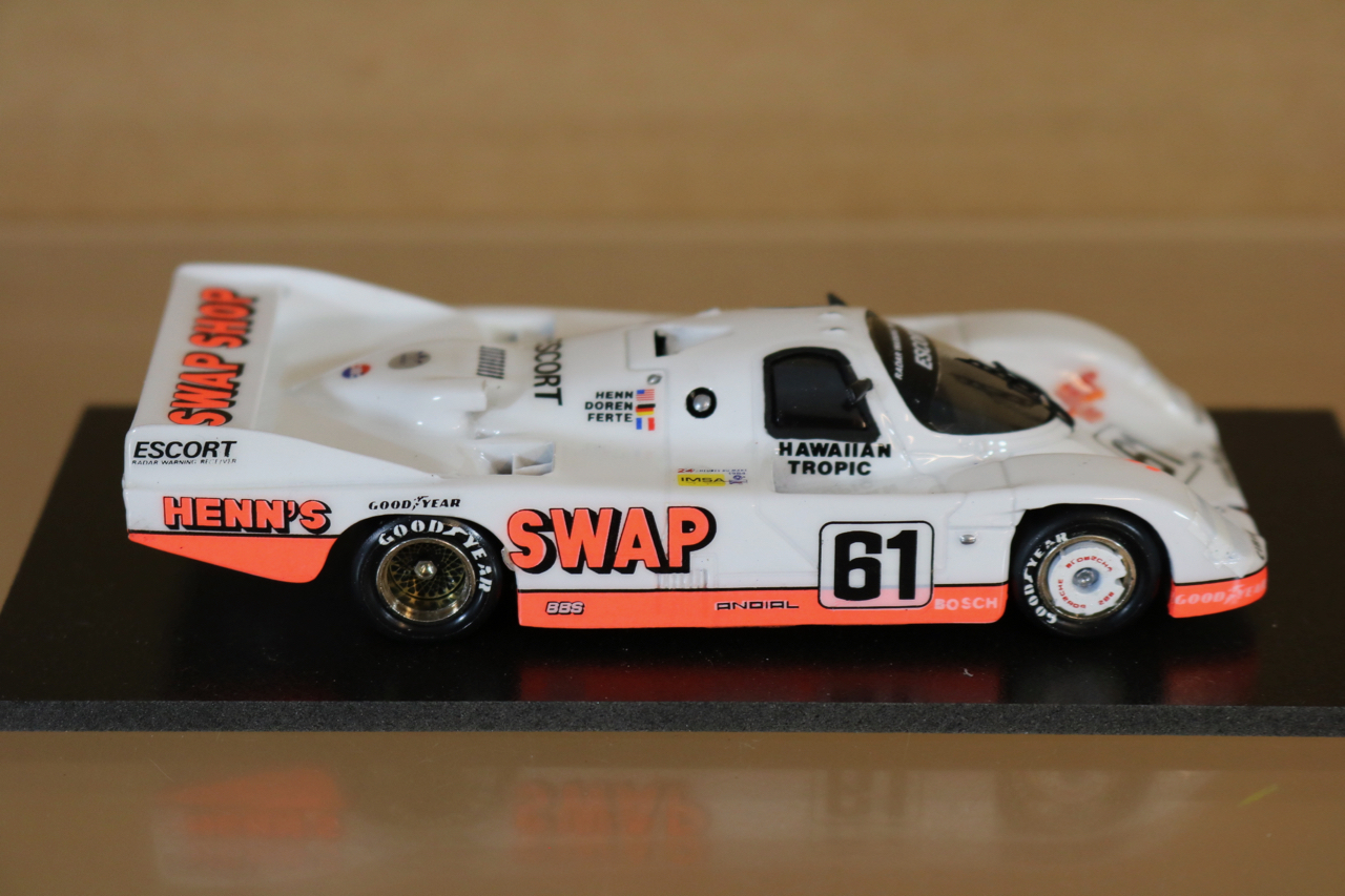 STARTER MODELS Le MANS 1984 PORSCHE 962 SWAP SHOP CAR 61 HENN DOREN ...