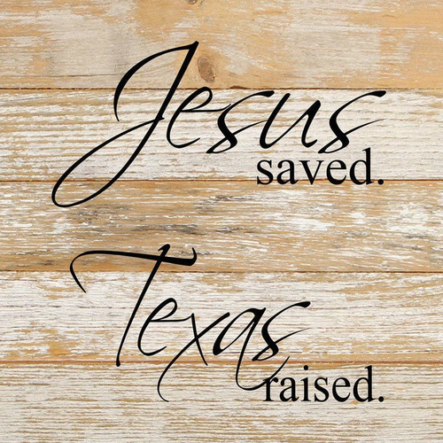 Jesus saved Wall Sign WR - White Reclaimed with Black Print 10x10 | eBay
