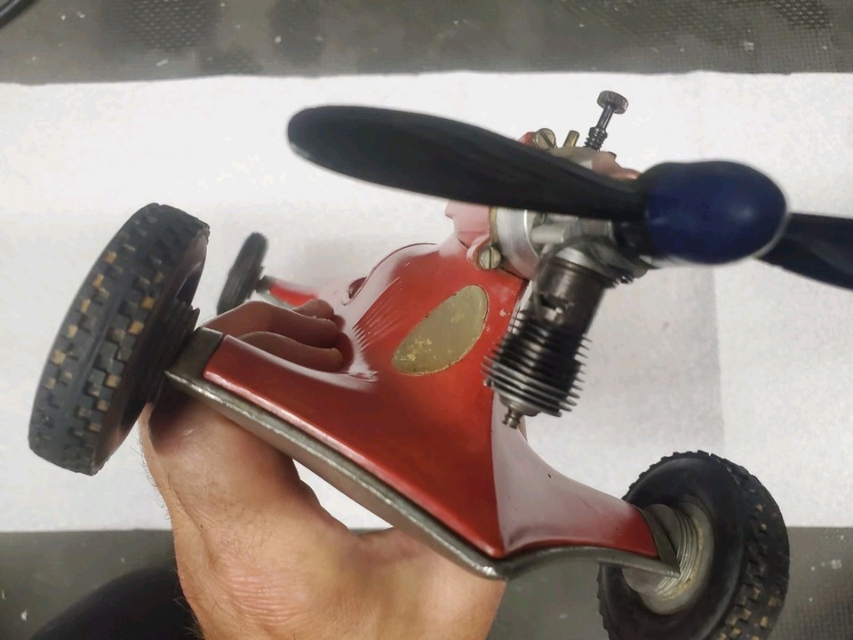 Red 1950’s Cox Thimble Drome Prop Rod Tether Car | eBay