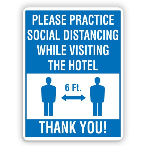 PRACTICE SOCIAL DISTANCING WHILE VISITING | eBay
