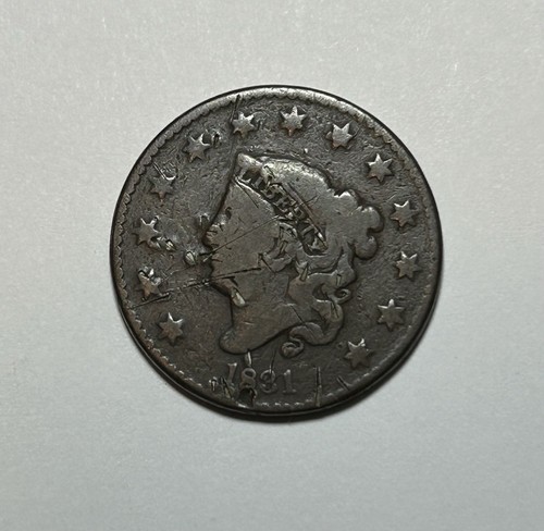 1831 Coronet Matron Head Large Cent US Copper Coin Nice | eBay