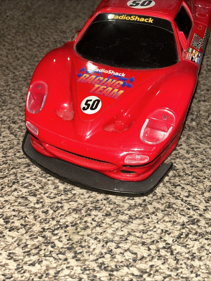 Vintage RadioShack Red Black Rally Roadster Remote-Controlled Ferrari ...