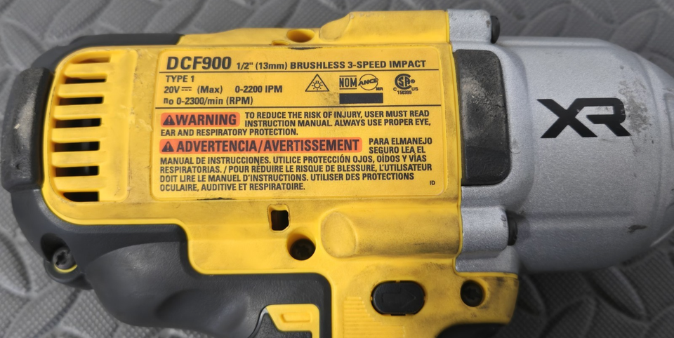 DEWALT DCF900 20V 1/2inch Impact Wrench | eBay