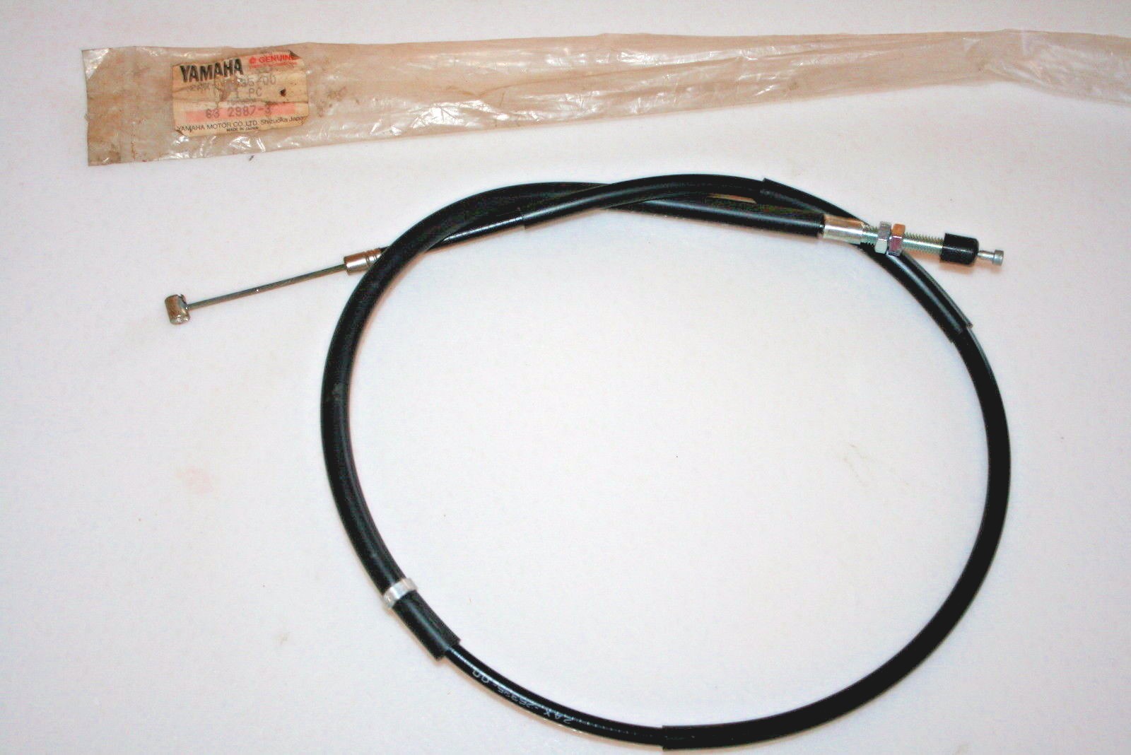 nos Yamaha motorcycle 1986-88 fz600 clutch cable 2ax-26335 for sale ...