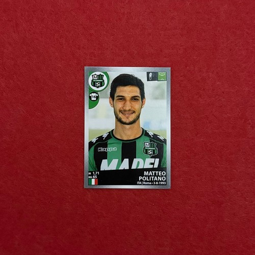 MATTEO POLITANO-SASSUOLO-STICKER-CALCIATORI PANINI-2016/2017-N.499-NEW ...