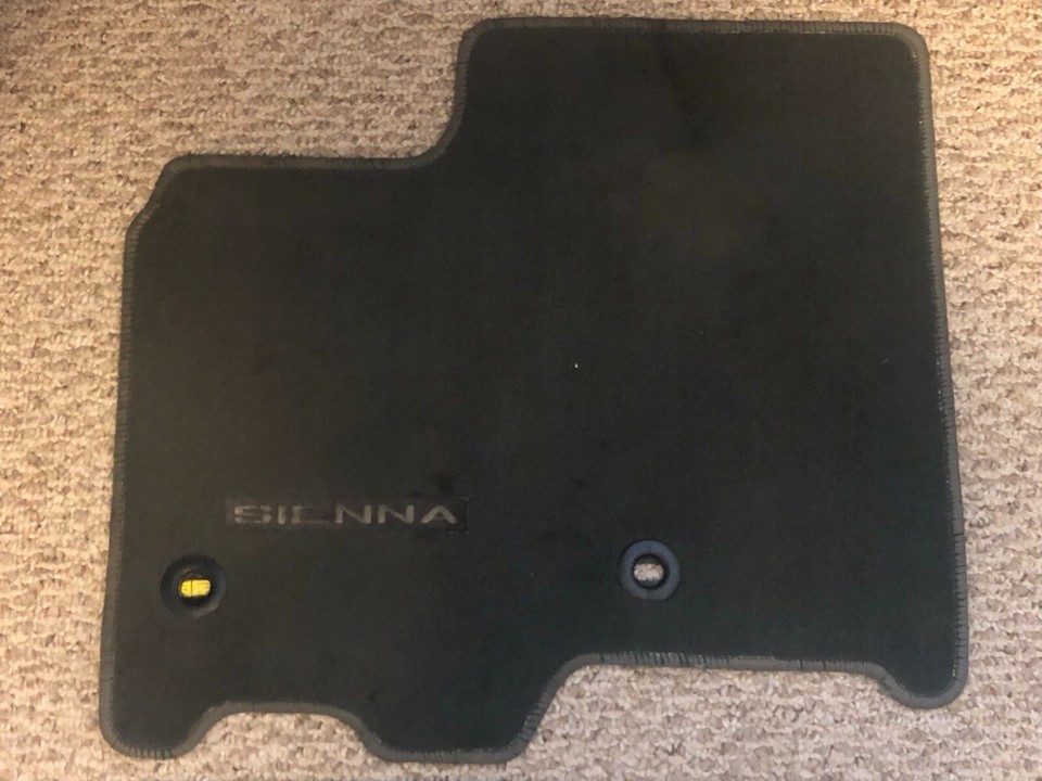 2011-2020 Toyota Sienna OEM floor mat set (2pc) Black PT206-08179-41 | eBay
