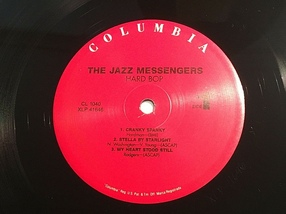 LP JAZZ MESSENGERS HARD BOP USA MONO RE-ISSUE COLUMBIA CL-1040 EX/NM ART BLAKEY | eBay