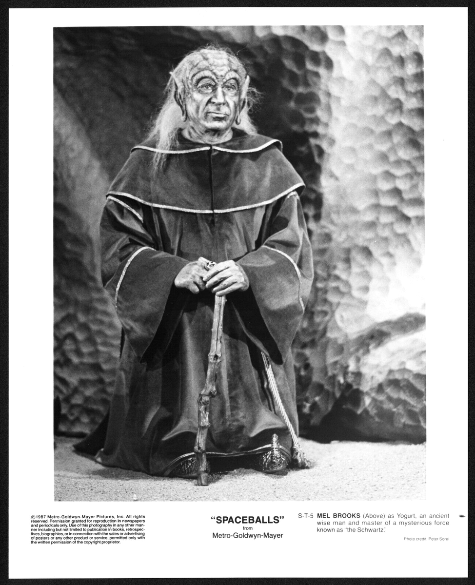 Mel Brooks Yogurt Mel Brooks Spaceballs President Skroob Yogurt Signed