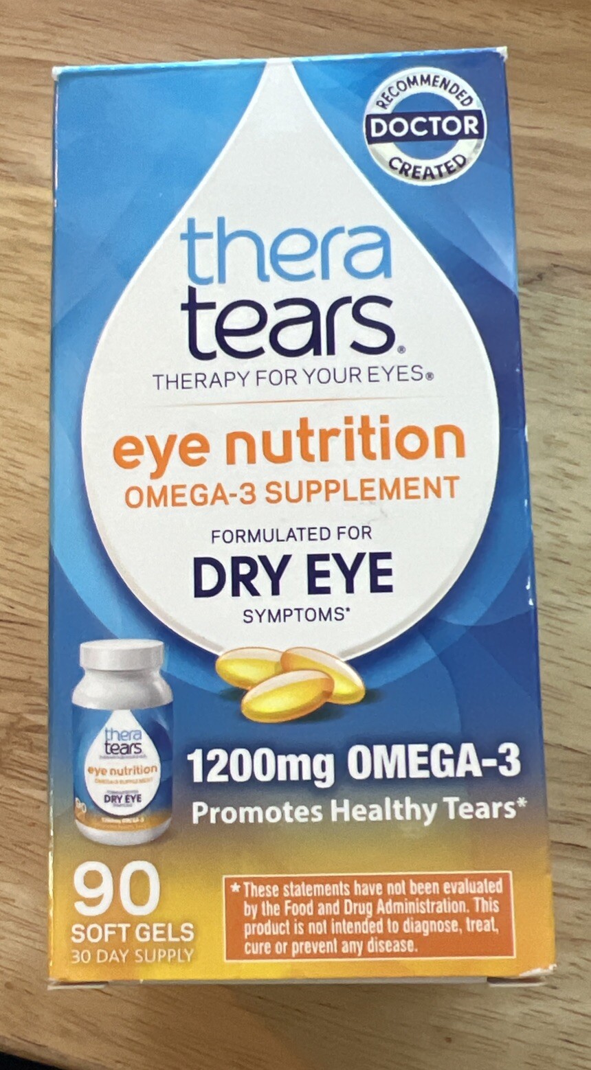 TheraTears Nutrition for Dry Eyes (omega-3 supplement) for sale online ...