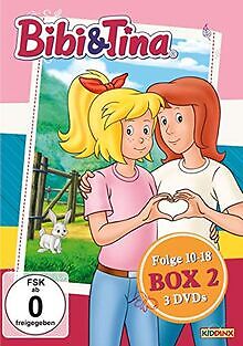 Bibi & Tina - Box 2 Folge 10-18 de KIDDINX Media GmbH | DVD | état bon ...