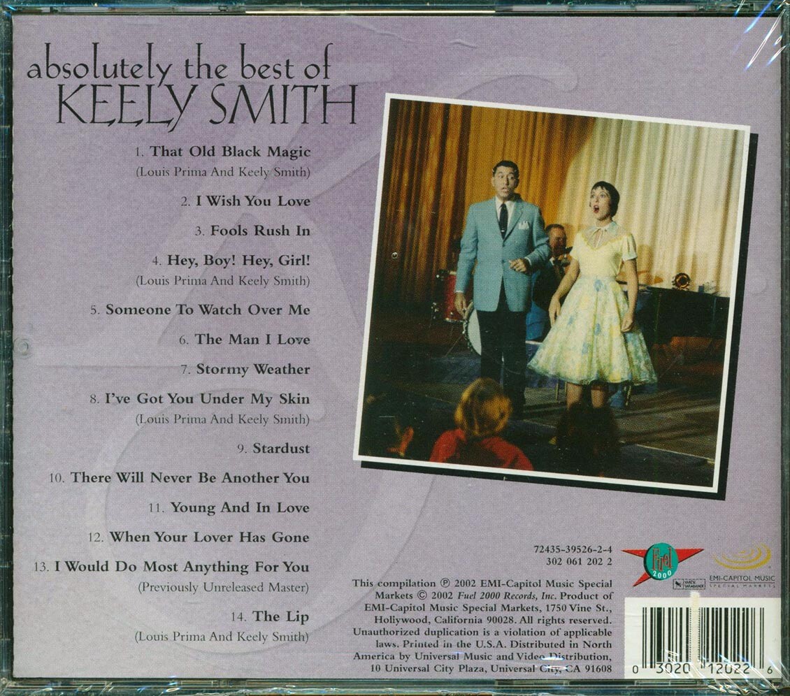 Absolutely the Best of Keely Smith by Keely Smith (CD, May-2002, Fuel ...