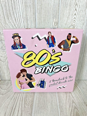 80's Bingo "A Throwback to the Freshest Decade Ever" Board Game New in ...