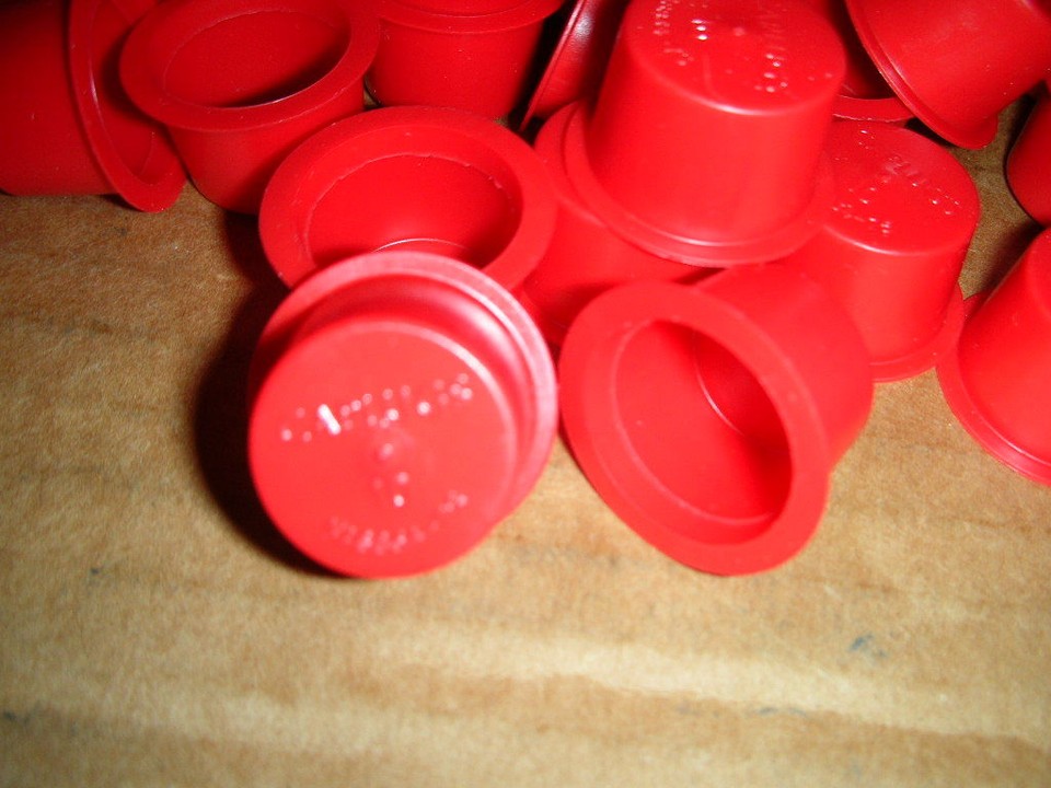 Caplugs T-10 PE-LD01 RED002 Tapered Cap or Plug ~3/4" (.750") Red | eBay