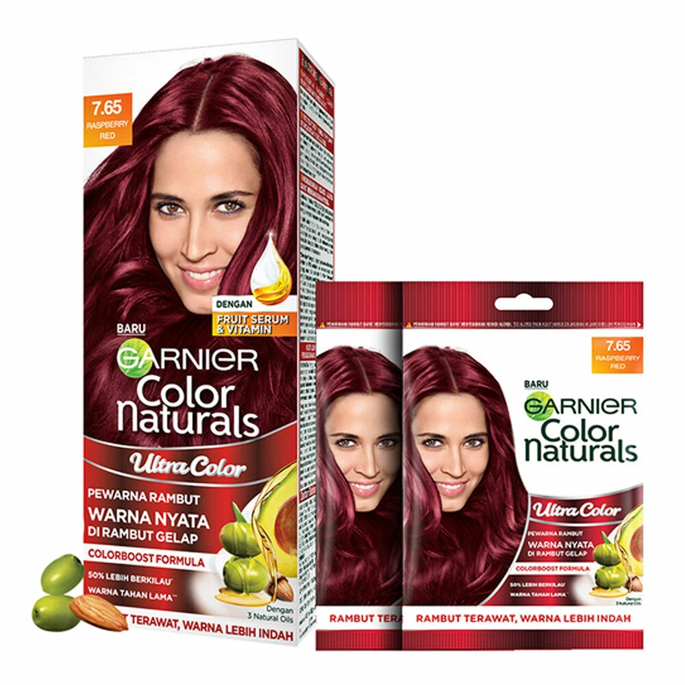 Red Brown Hair Dye Box