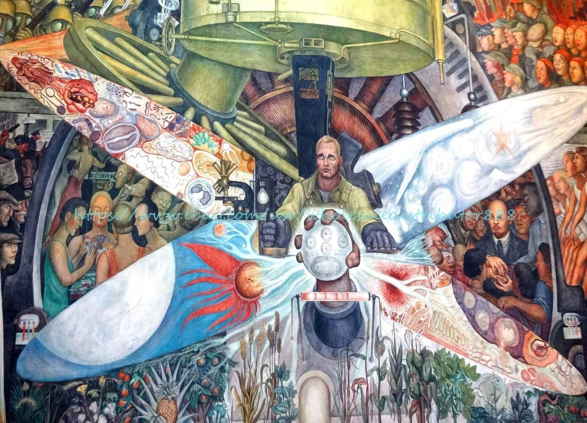 Diego Rivera Man At The Crossroads