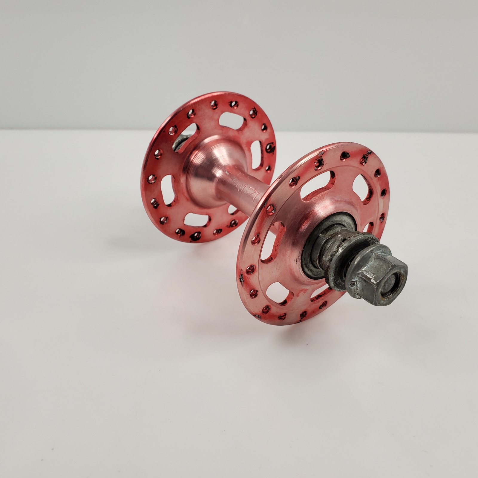 Vintage Suzue BMX Racing High Flange Front Hub 36h 3/8" Red Japan | eBay