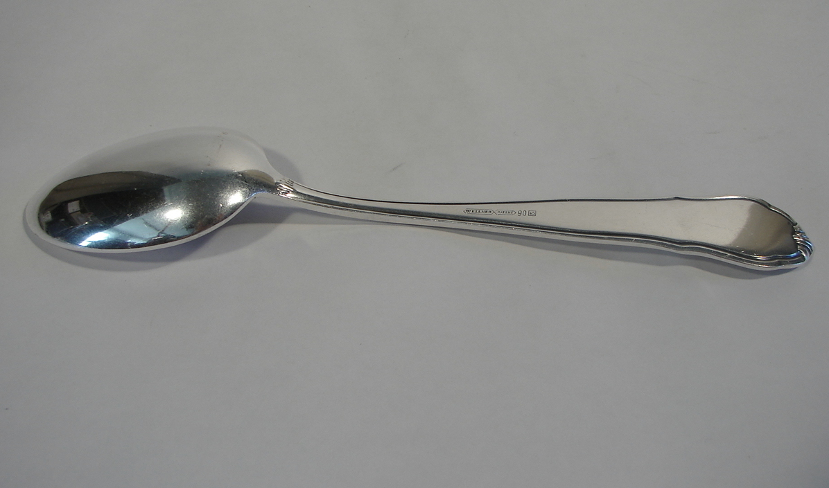 AWS Wellner Eroica Modell 555 Suppenlöffel 90 er Silber Wellner Patent ...
